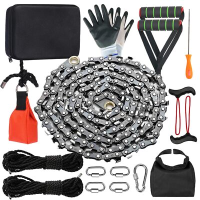 Rope Saw 55 inch High Limb Rope Saw with 70 Sharp Teeth, Rope Saw Tree ...