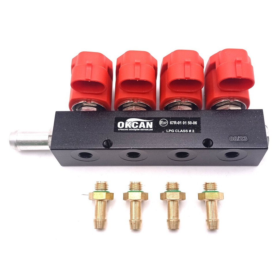 OKCAN Valtek Type 30 Injector Rail In The 4-Cylinder Version With Coil ...