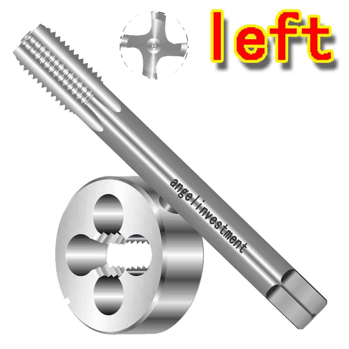 New 1pc HSS M17 X 1.5mm Left Tap and 1pc M17 X 1.5mm Left Die Threading ...