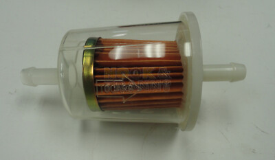 Universal Carbureted Plastic Inline Fuel Filter 5/16" Inlet/Outlet GF61 ...