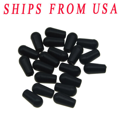 20* Black Metric M3.5/M4 Guitar Toggle Switch Tip Cap for Epiphone Les ...