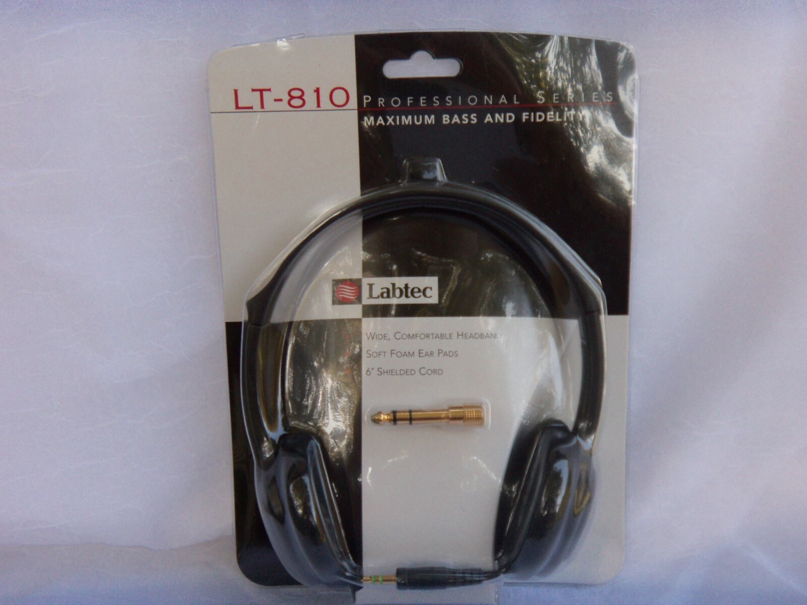 LABTEC LT-810 PROFESSIONAL SERIES HEADPHONES MAXIMUM BASS & FIDELITY ...
