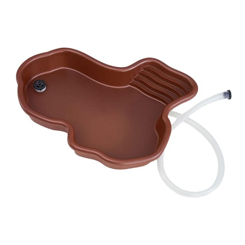 Reptile Bathing Pool Turtle Bath with Ramp Tortoise Feeder Tortoise ...