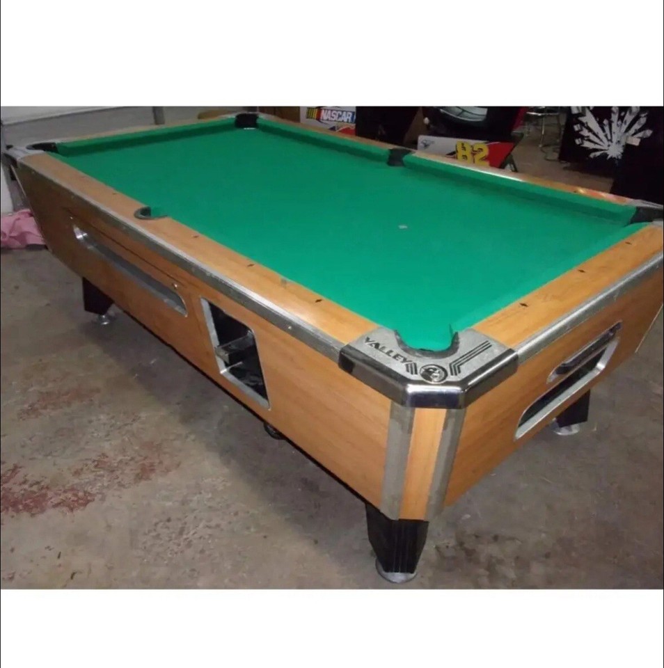 7 FT COIN OPERATED COMMERCIAL POOL TABLES = VALLEY-DYNAMO-GREAT ...