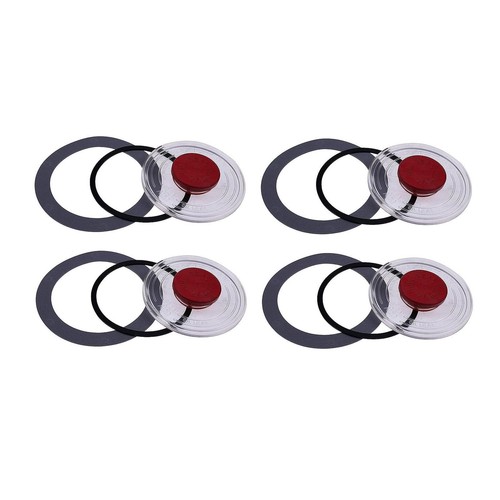 4 Pack of Hubcap Window Kit 359-5995 for Stemco GMC Spicer-Dana Strick ...
