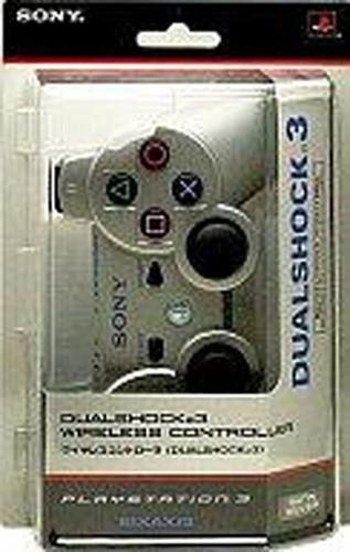 SONY PS3 DUALSHOCK3 Satin Silver Wireless Controller Playstation 3 ...