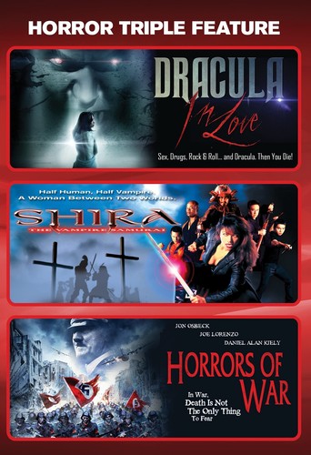 Dracula In Love + Shira: The Vampire Samurai + Horrors Of War (DVD ...