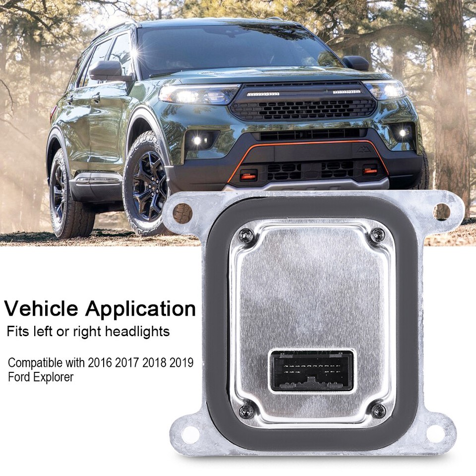 2Pcs For Ford Explorer 2016-2019 LED Headlight Module Control Unit FB53 ...