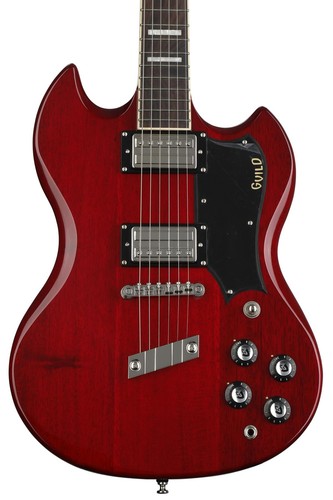 Guild Polara Deluxe Electric Guitar - Cherry Red | eBay