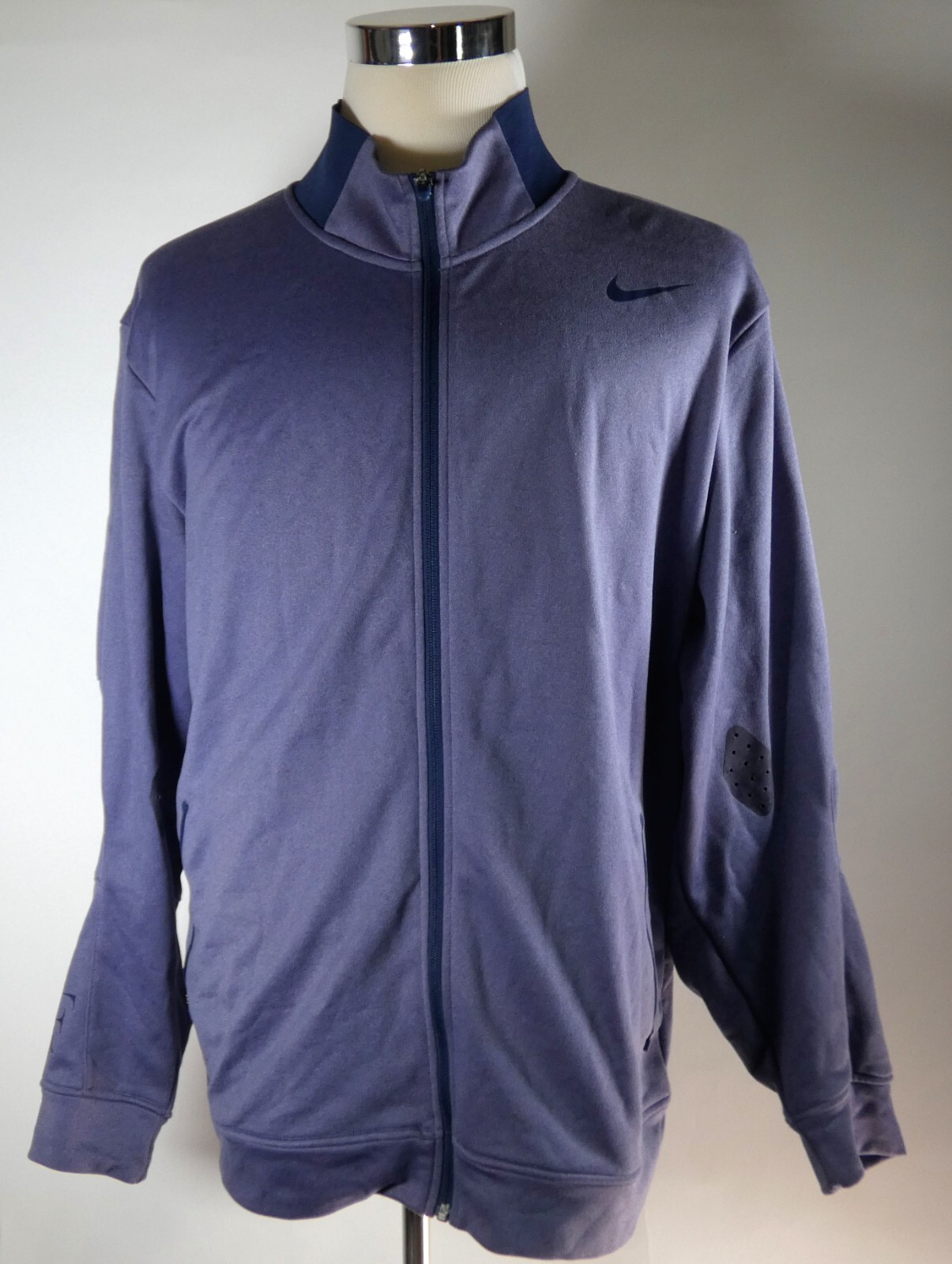 Nike RF Roger Federer Premier Men's Knit Steel Blue T… - Gem