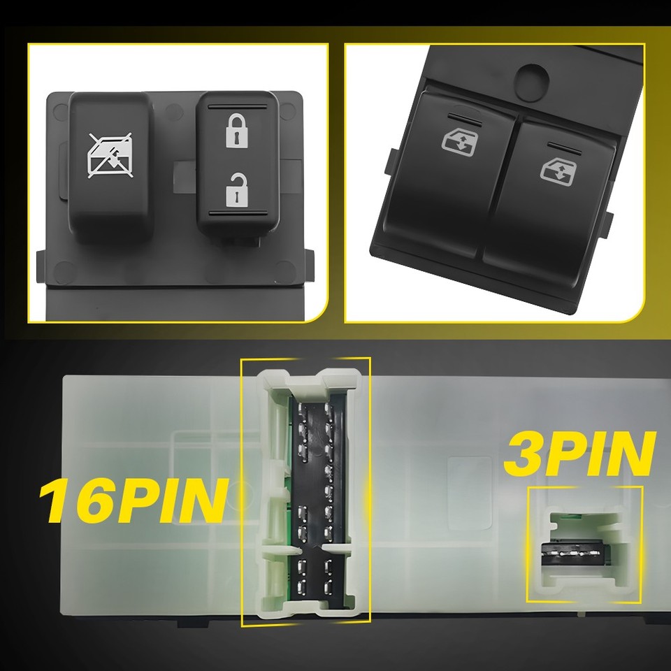 83071-SG040 POWER WINDOW SWITCH WINDOW MAIN SWITCH FITS SUBARU FORESTER ...