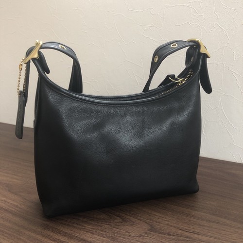 Coach Legacy 9136 Small Black Leather Shoulder Bag Crossbody Purse Zip ...