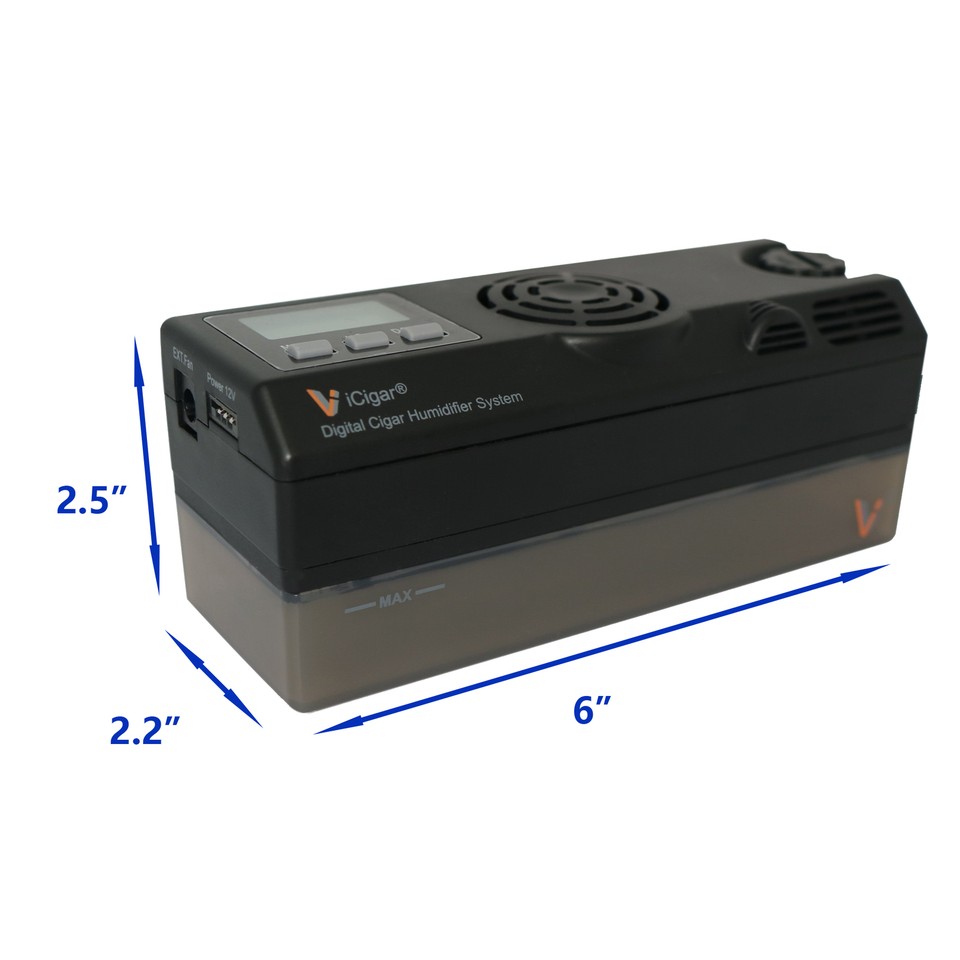 Le Veil DCH-12V6 Electronic Cigar humidifier 110V~240V Extra Water tank ...