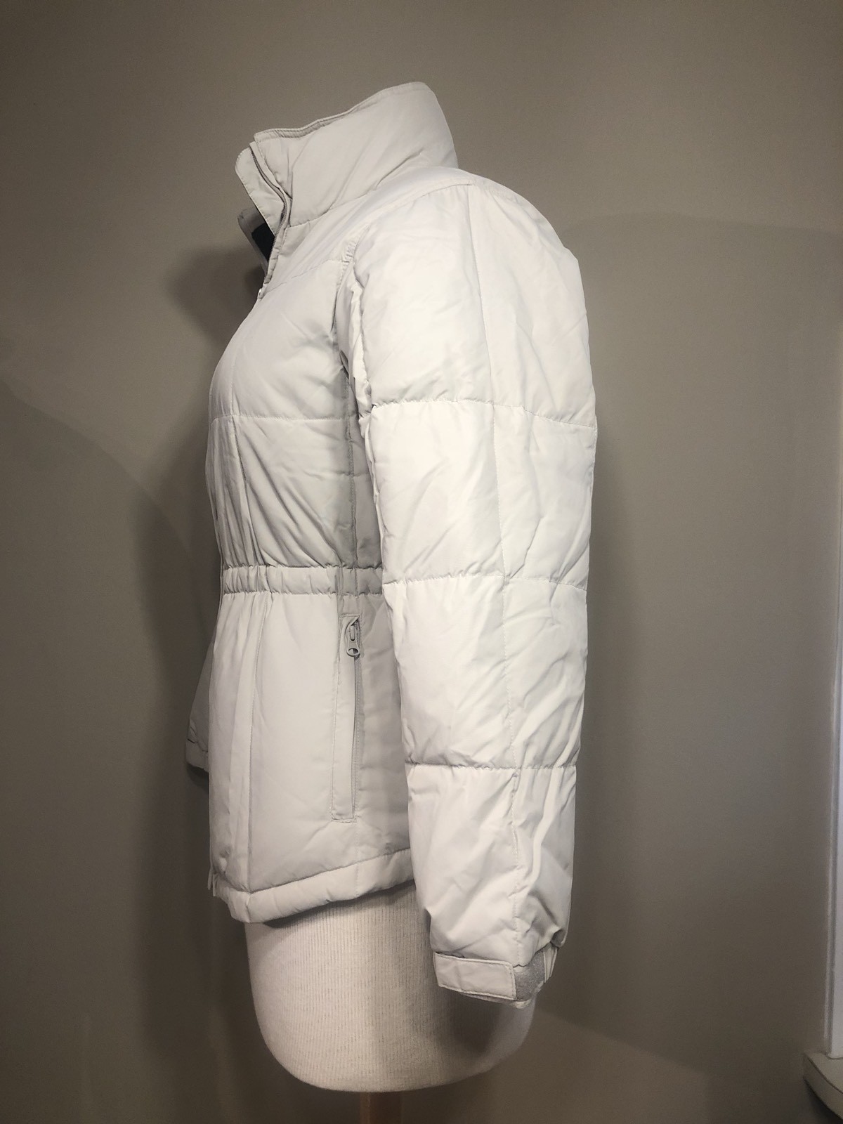 OUTBROOK Womens Medium Beige DOWN Coat EUC | eBay