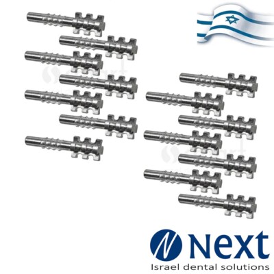 Lot x12 Cylindrical Titanium Posts root canal restoration special Endo ...