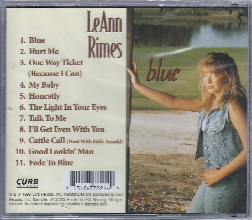 LeAnn Rimes - Blue (CD, 1996) 715187782129| eBay