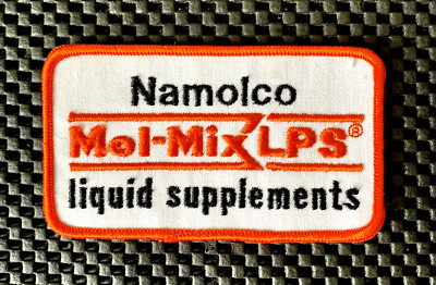 NAMOLCO MOL-MIX LPS SEW ON ONLY PATCH LIQUID SUPPLEMENTS 4 1/2" x 2 1/2 ...