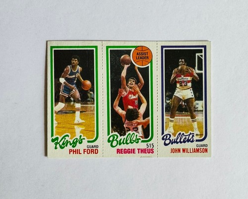 Phil Ford Reggie Theus John Williamson Kings Bulls Bullets 1980 1981 ...