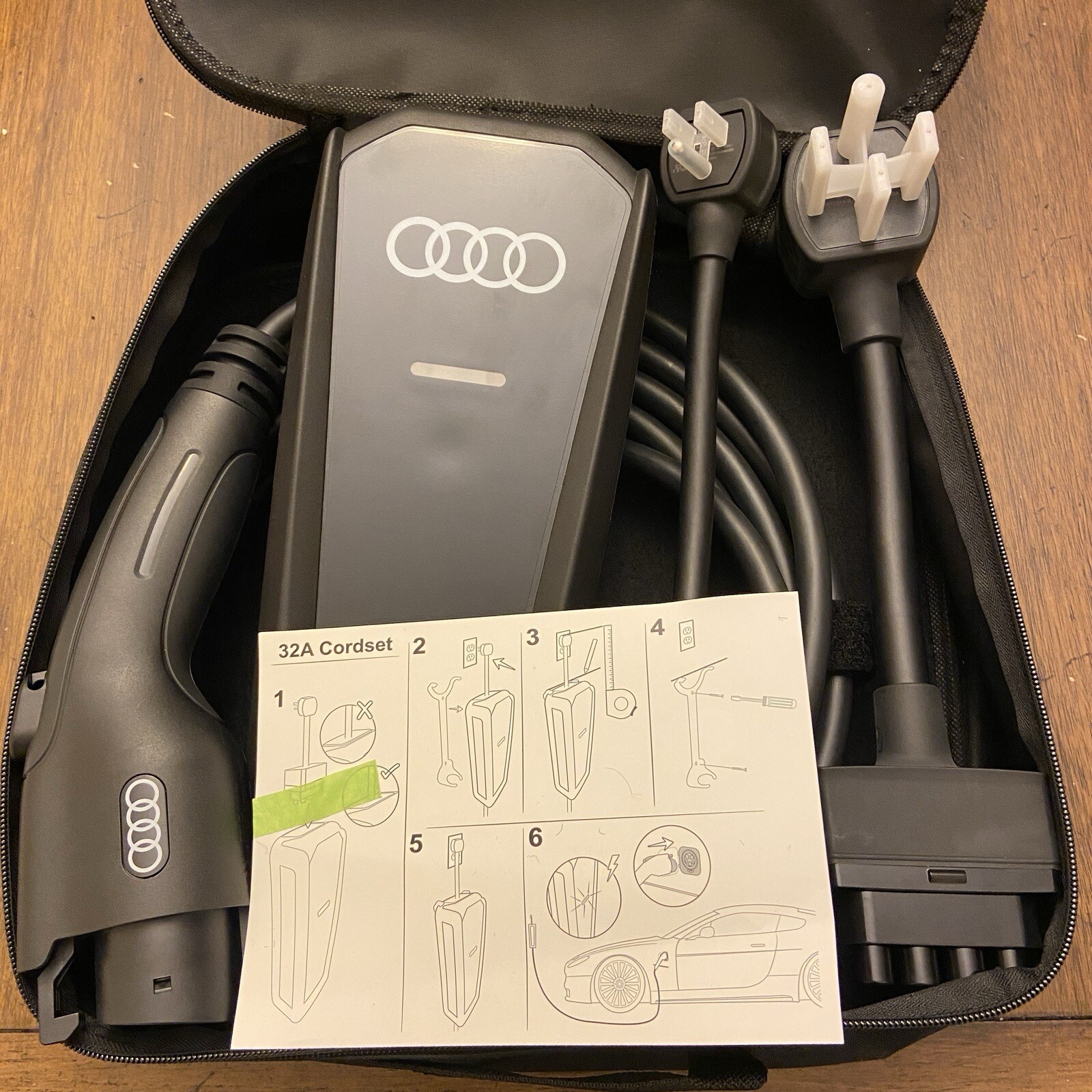 Audi EV Charger e-tron etron Charging cable kit w/ 5-15 & 14-50 Plug ...