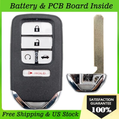 For 2016 2017 2018 2019 2020 2021 Honda Civic Remote Start Car Key fob ...