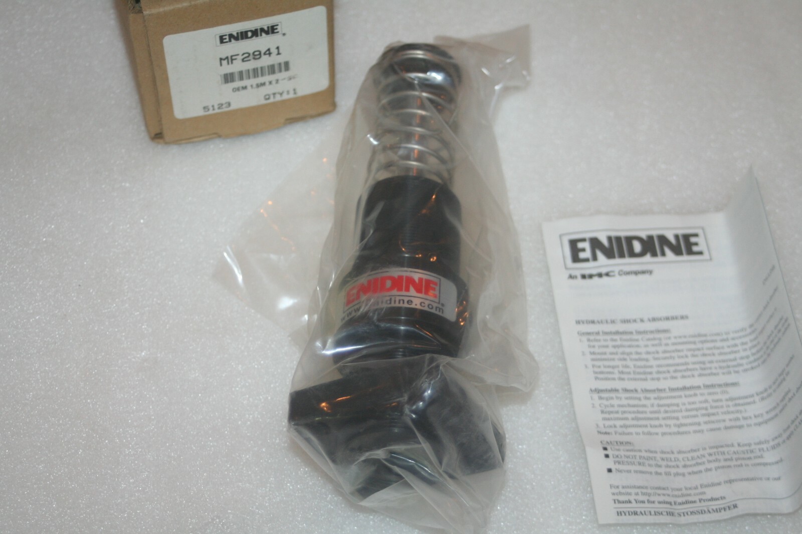 Enidine MF2941 Adjustable Shock Absorber OEM 1.5m X 2 for sale online ...