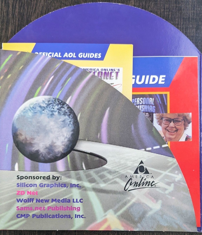 ADVENTURE America Online Collectible / Install Disc, Vintage, AOL CD v3 ...