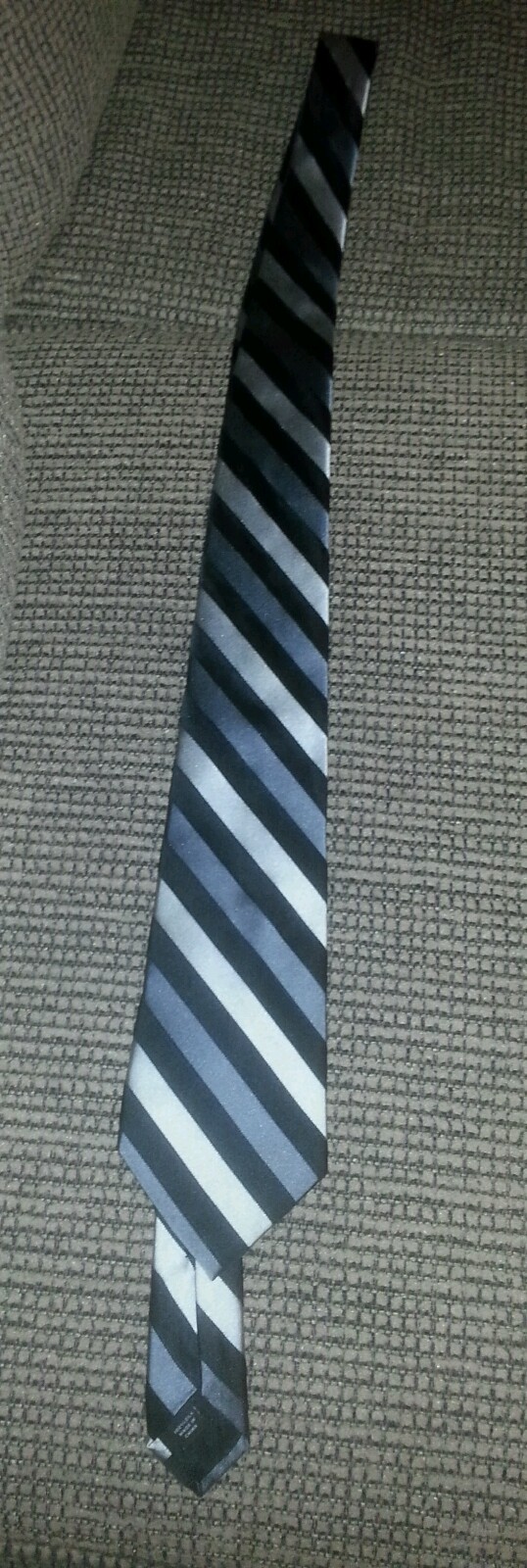 Lot of 2 Men's Express Ties Blue Stripped and Diamond Pattern | eBay