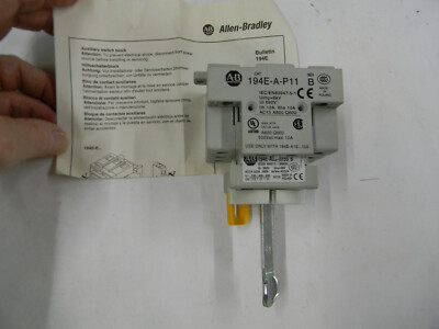 New Allen Bradley 194E-A25-1753B Disconnect Switch + 194E-A-P11 D3 | eBay