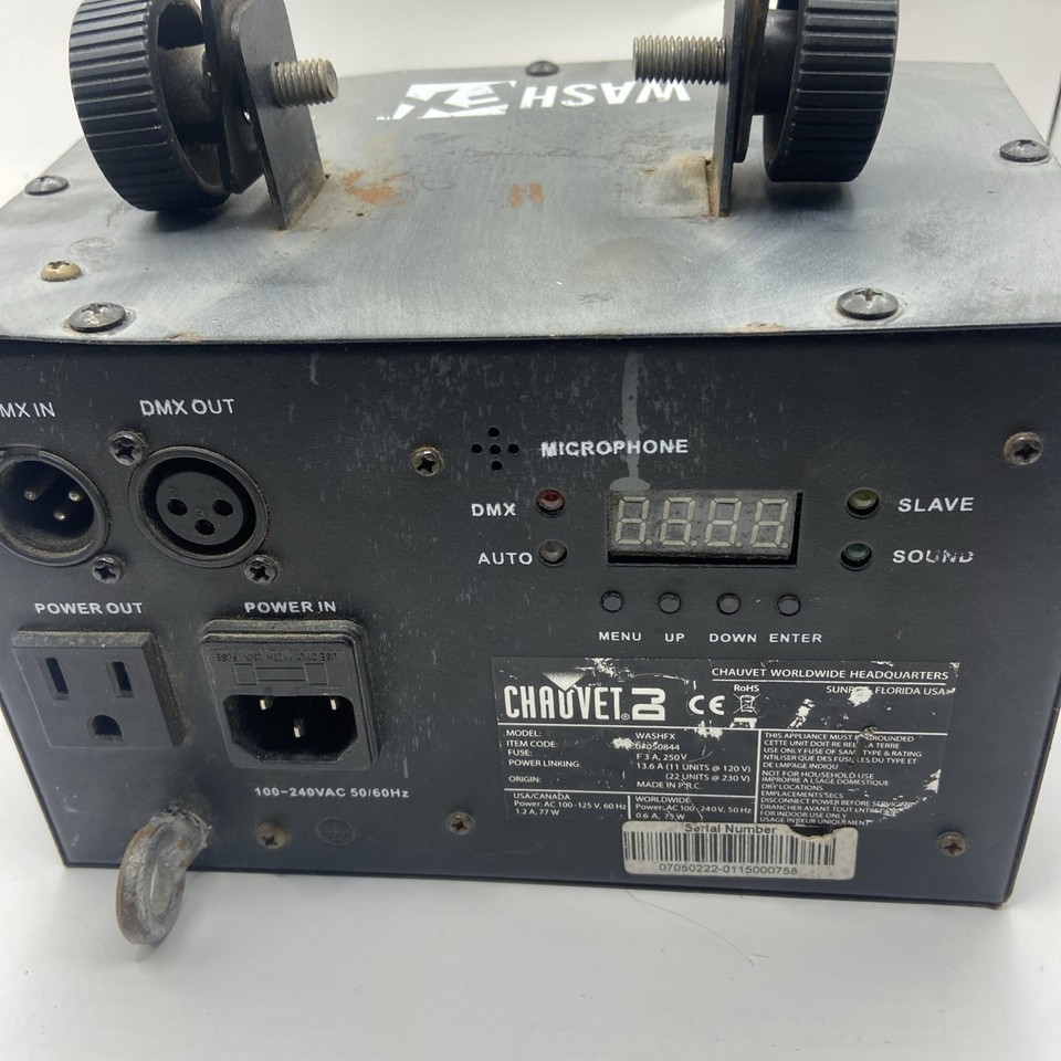 Chauvet DJ WASH FX HEX ILS DMX Chase/Blinder/Wash Eye-Candy Effect Light | eBay