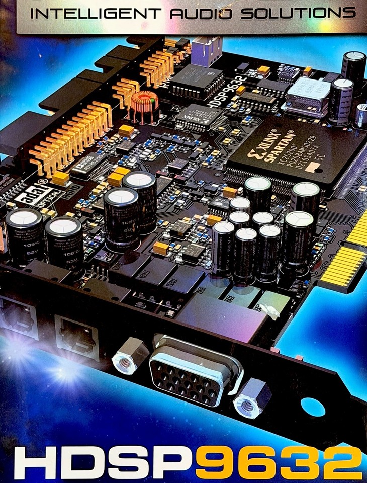 RME Hammerfall HDSP 9632 32-Channel PCI Audio Interface CIB Complete In ...