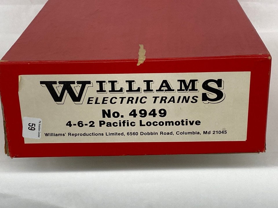 Williams Brass 4949 O Gauge Pacific Steam Locomotive and Tender | eBay