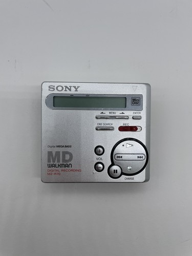 Sony MZ-R70 Walkman Portable MD MiniDisc Recorder Silver Tested | eBay
