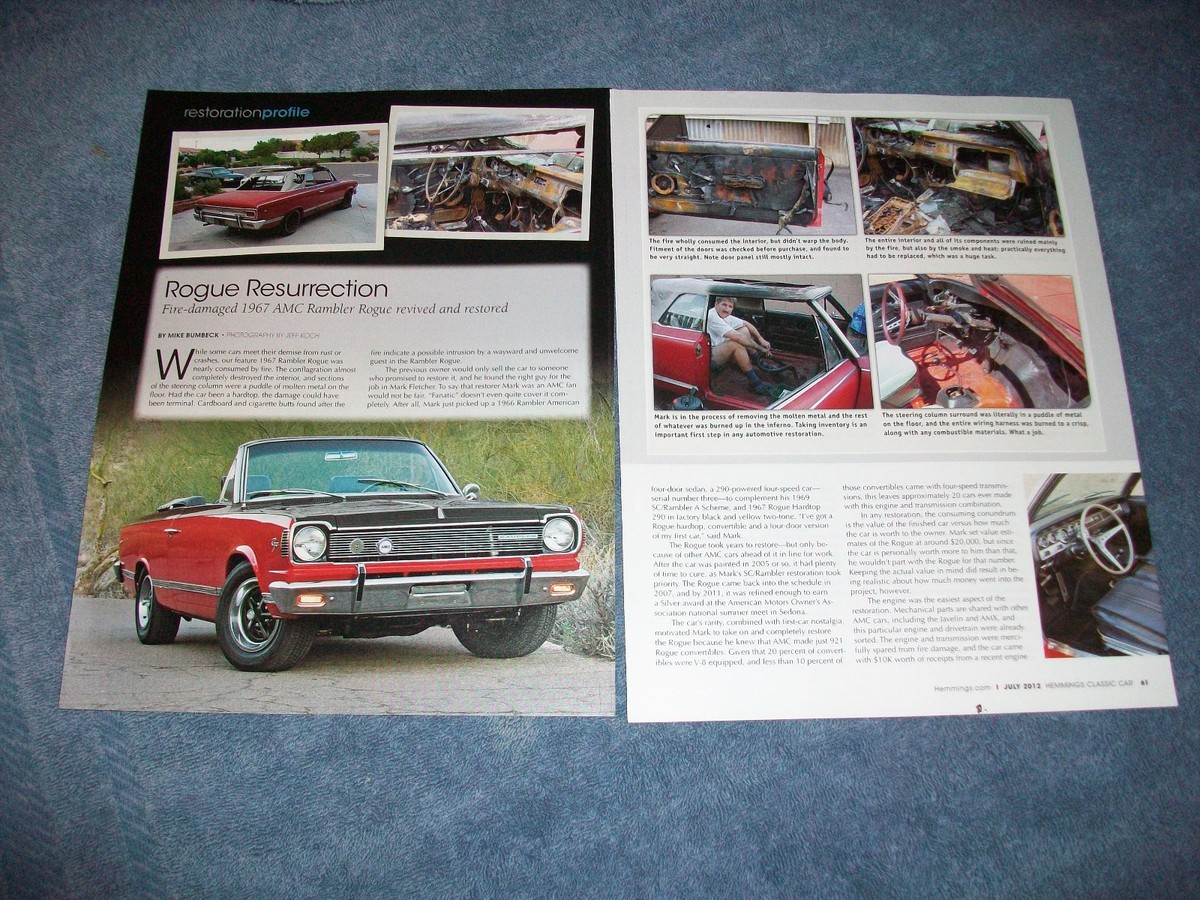 Exclusive 1967 Amc Rambler Rogue