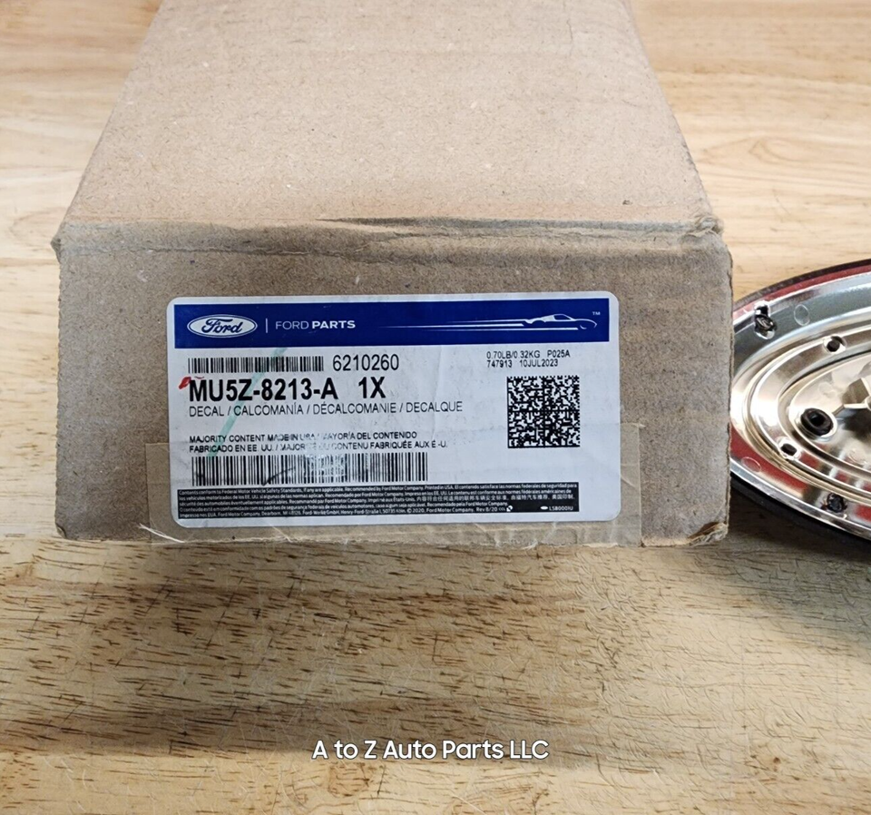 2021-2023 Ford F150 Front Black Oval Grille Emblem W/O Camera ...