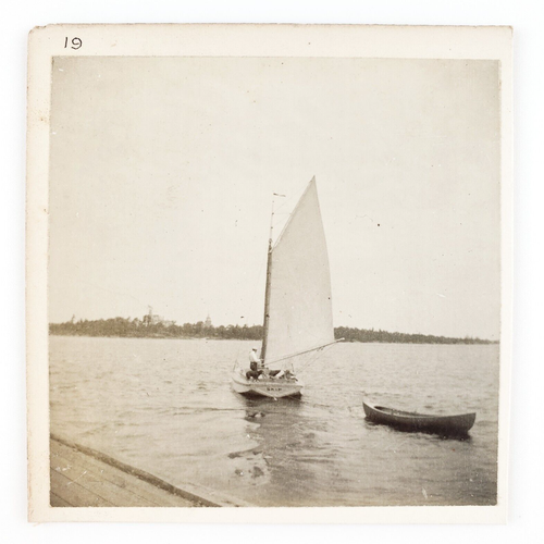 New York Skip Boat Photo c1897 Alexandria Bay St Lawrence River ...