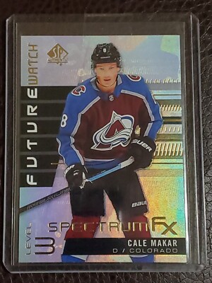 2019-20 SP Authentic Spectrum FX Bounty with code Cale Makar #S-98 ...