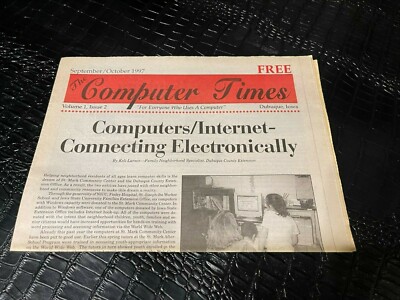 SEPT/OCT 1997 COMPUTER TIMES magazine/newspaper | eBay
