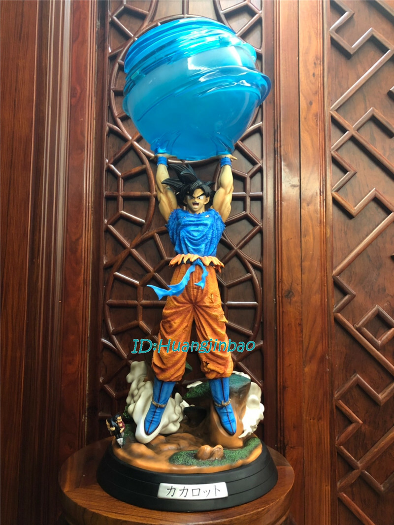 Dragon Ball Son Goku Spirit Bomb Statue Resin Figurine Painted 1/6 In ...