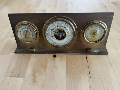 Vintage Weather Station Brass Germany | eBay