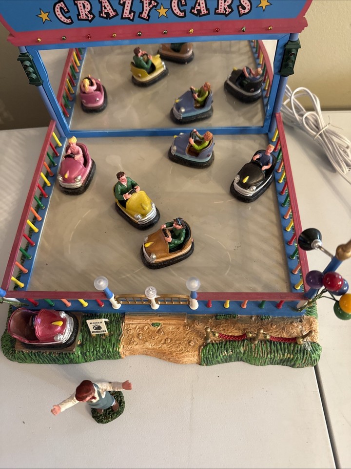 LEMAX Crazy Cars with Carnival Worker Works Great No Original Box VIDEO ...