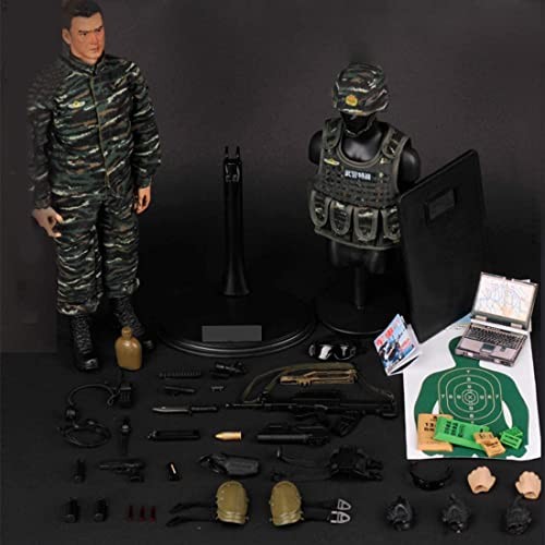 1/6 Soldier Action Figure Model, Realistic Army Military Police Soldier ...
