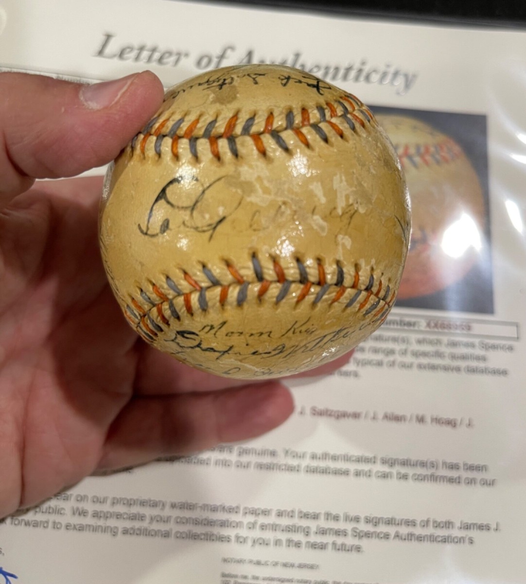 Babe Ruth Signed Baseball