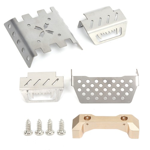 4pcs Guard Plates Stainless Steel Chassis Protector Guard Armor With ...