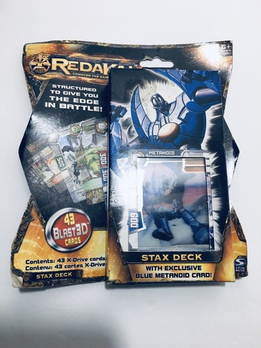 Redakai Stax Deck With Excluseive Blue Metanoid Card NEW! Pack Of 43 | eBay