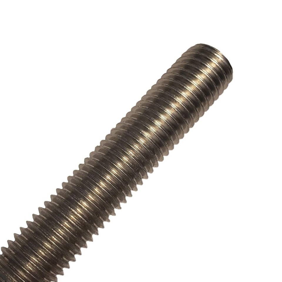 18-Inch Type 316 Stainless Steel Fully Threaded Rod - Coarse Threading ...