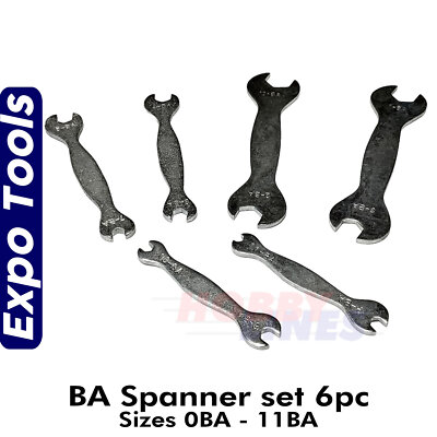 BA SPANNER SET 6 piece double ended 0BA - 11BA Expo Tools 78000 | eBay UK