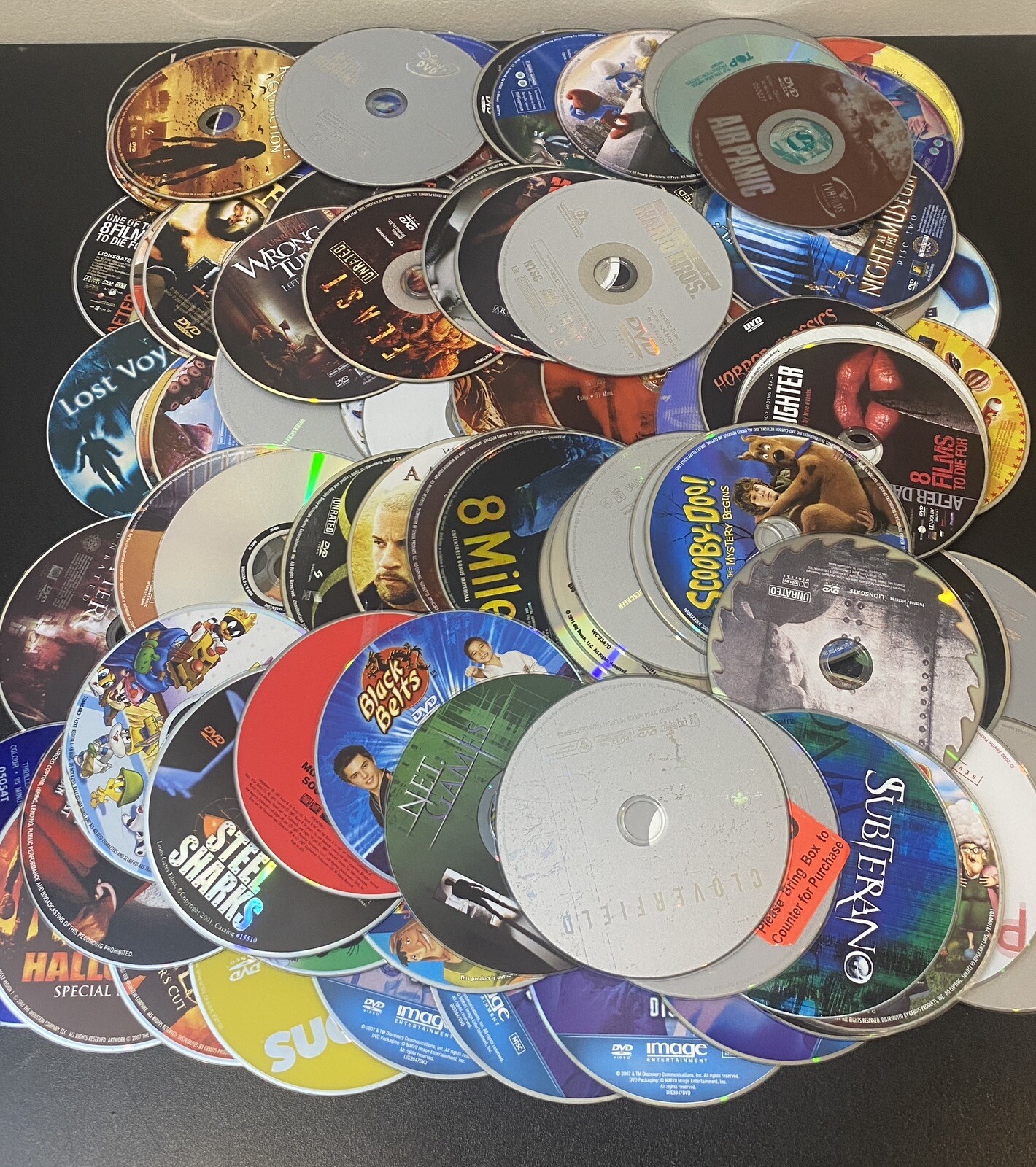 LOT OF (125) BULK DVD -- (Movies / TV Shows) -- DVD DISCS ONLY UNTESTED ...