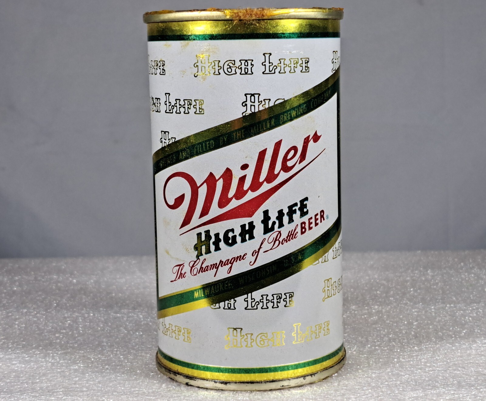 Old Miller High Life Beer Ring Pull Tab Top Can Brewing Milwaukee WI 94 ...