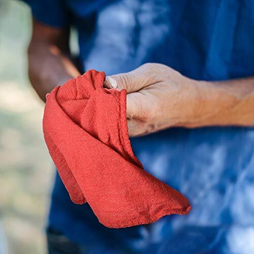 50 Pack Auto Mechanic Shop Towels 100% Cotton Cleaning Rags for Garage ...