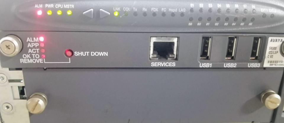 Avaya G700 Media Gateway w/ 1x S8300 /1x MM710B/ 1x MM711 ANALOG Cards ...